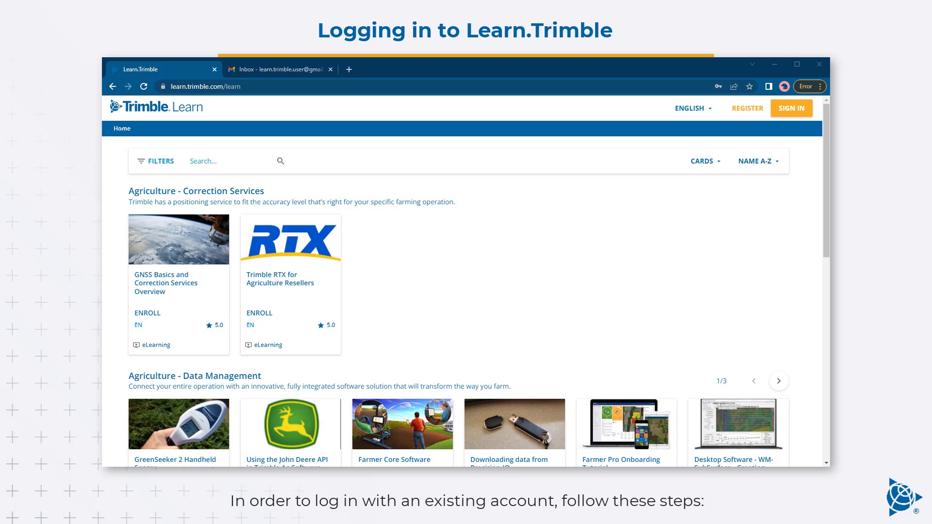 How to Access the Trimble Transportation Industry Overview Training Course