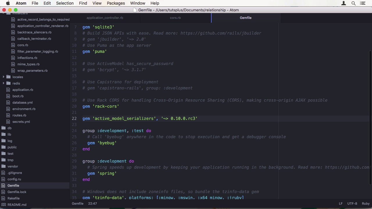 Create a Full-Stack Rails and Ember App - Generate and Prepare the Application