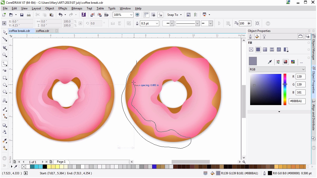 Advanced Techniques in CorelDRAW - Finishing the Frosting