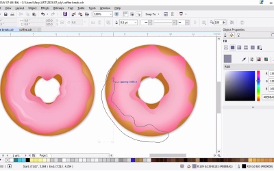 Advanced Techniques in CorelDRAW - Finishing the Frosting