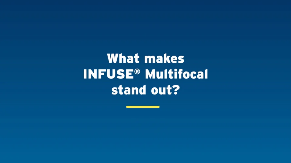 INFUSE® Multifocal Peer Testimonials: Dr. David Geffen