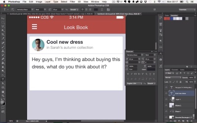 Mobile UI Design for Beginners - Creating a News Feed Screen