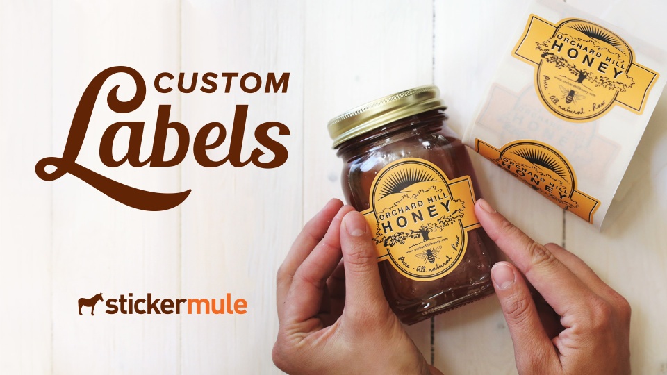 Custom labels | Free delivery | Sticker Mule India