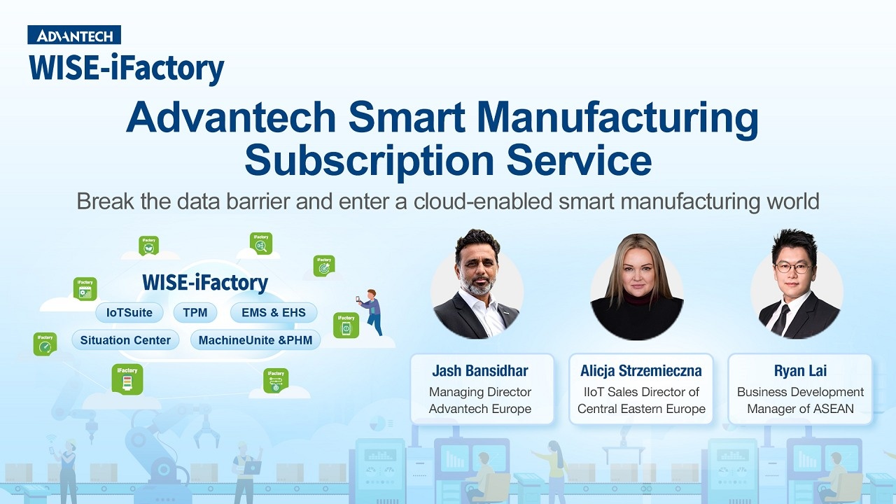 WISE-iFactory Smart Manufacturing Subscription Service_Break the data barrier and enter a cloud ...