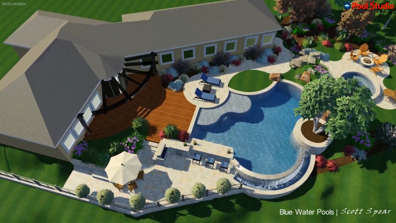 Pool Design Services in West Michigan | Premier Pool Builder | Blue Water