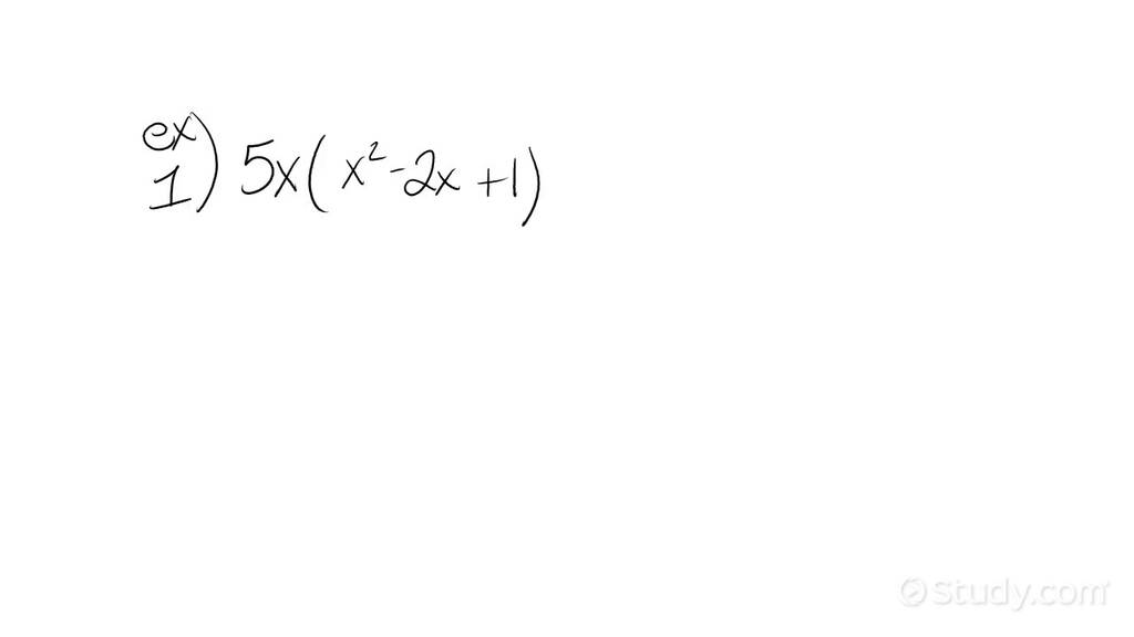 Multiplying a Univariate Polynomial by a Monomial with a Positive Coefficient | Algebra | Study.com