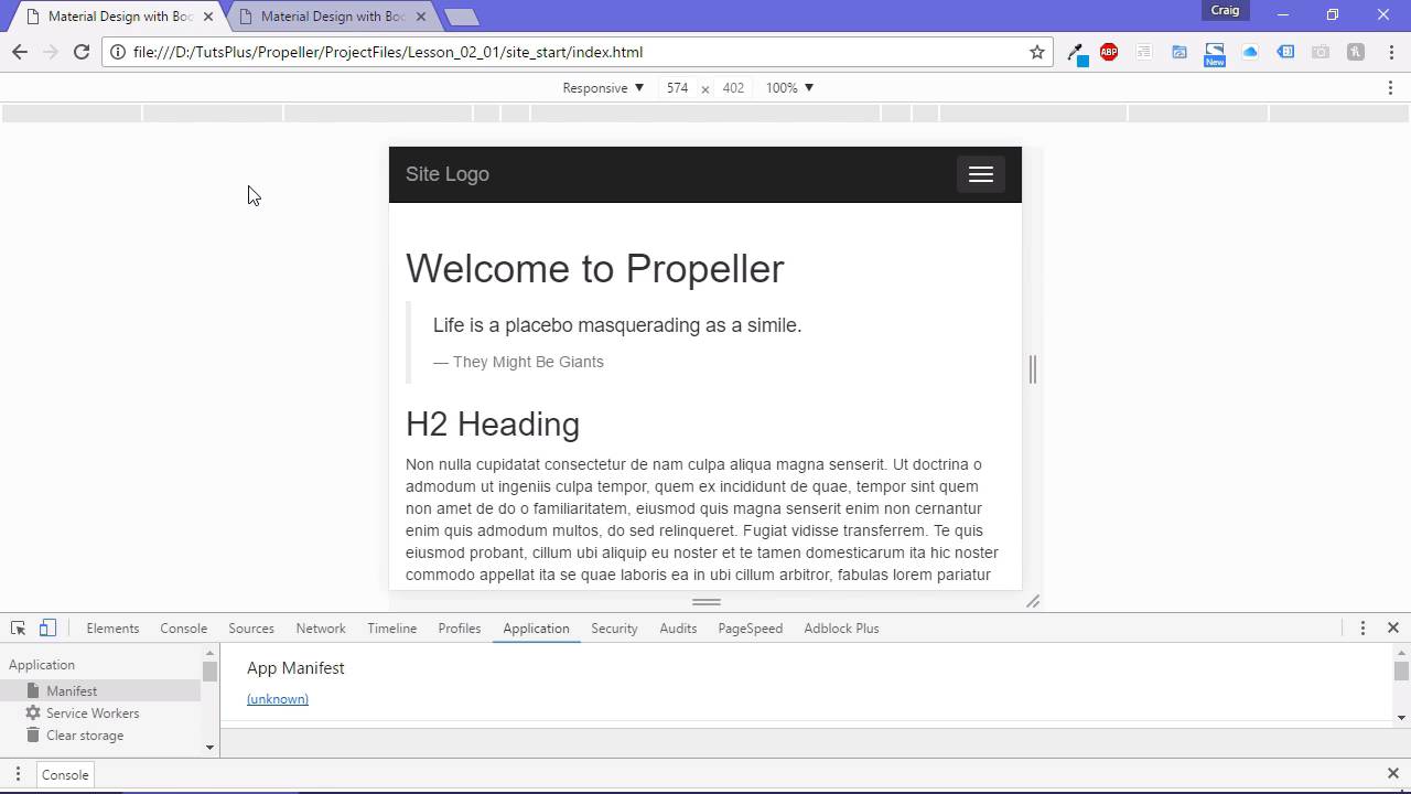 Propeller: Combining Bootstrap With Material Design - Final Thoughts