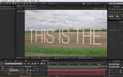 Introduction to Motion Tracking - Adding Elements to a 3D Track (Part 1)