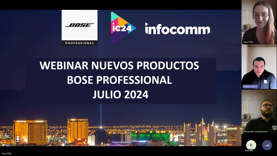 Webinar Nuevos productos Bose Professional | Bose Professional