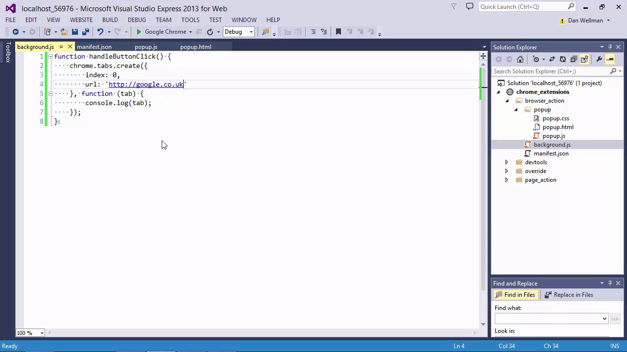 Building a Chrome Extension - Using chrome.* APIs