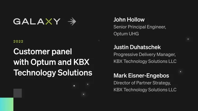 Customer panel with Optum and KBX Technology Solutions | LaunchDarkly