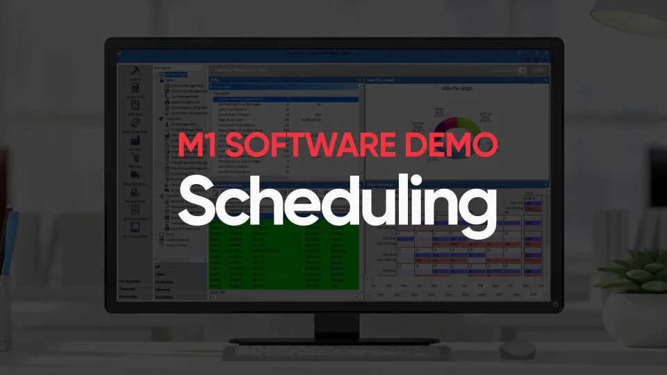 M1-demo-Scheduling - ECi Software Solutions
