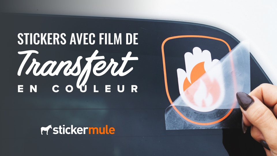 Stickers avec film de transfert | Livraison gratuite | Sticker Mule Canada
