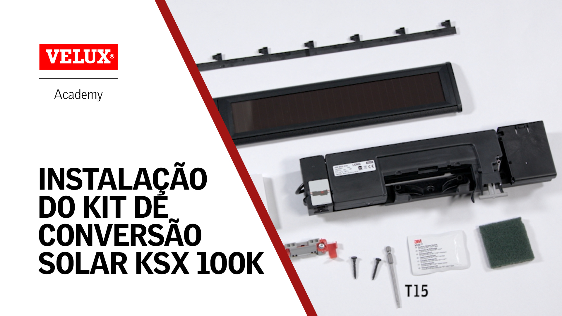 Instalação do Kit de conversão solar KSX 100K - VELUX Academy