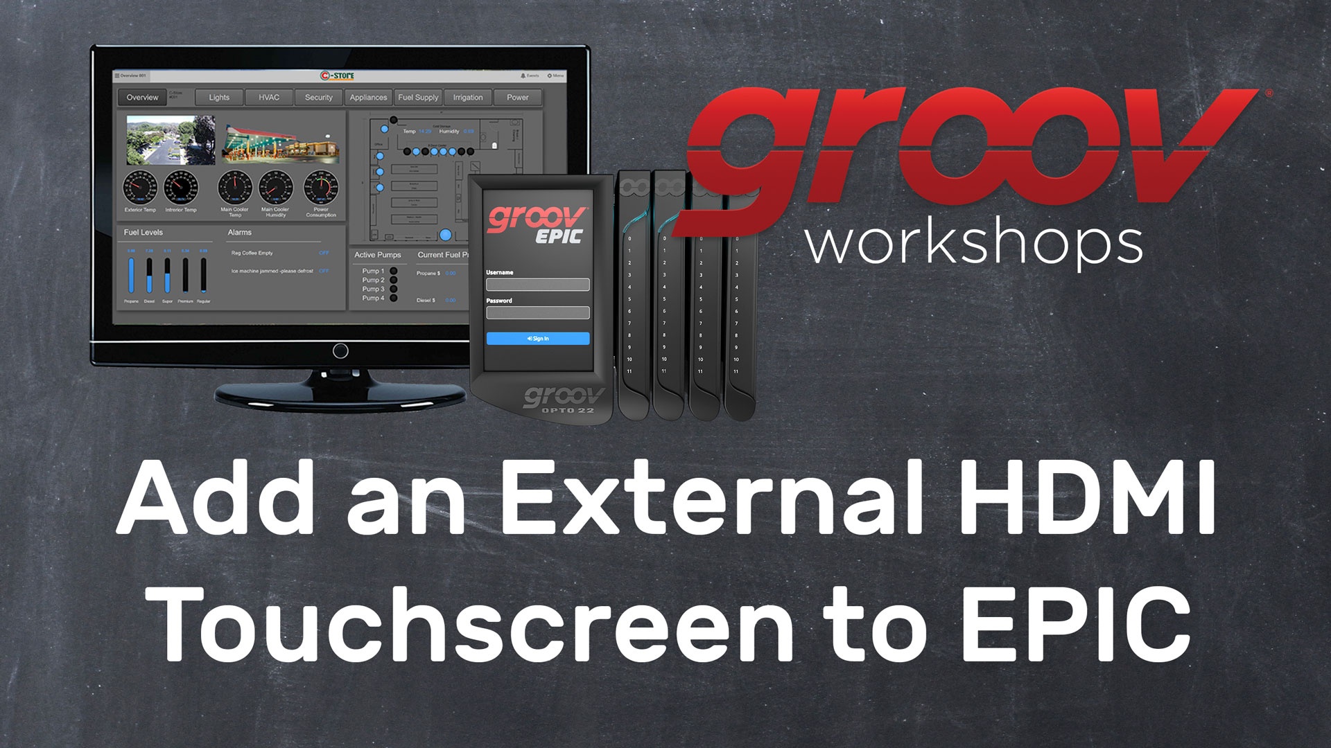 Opto22 - Video: Add an External Touchscreen to groov EPIC