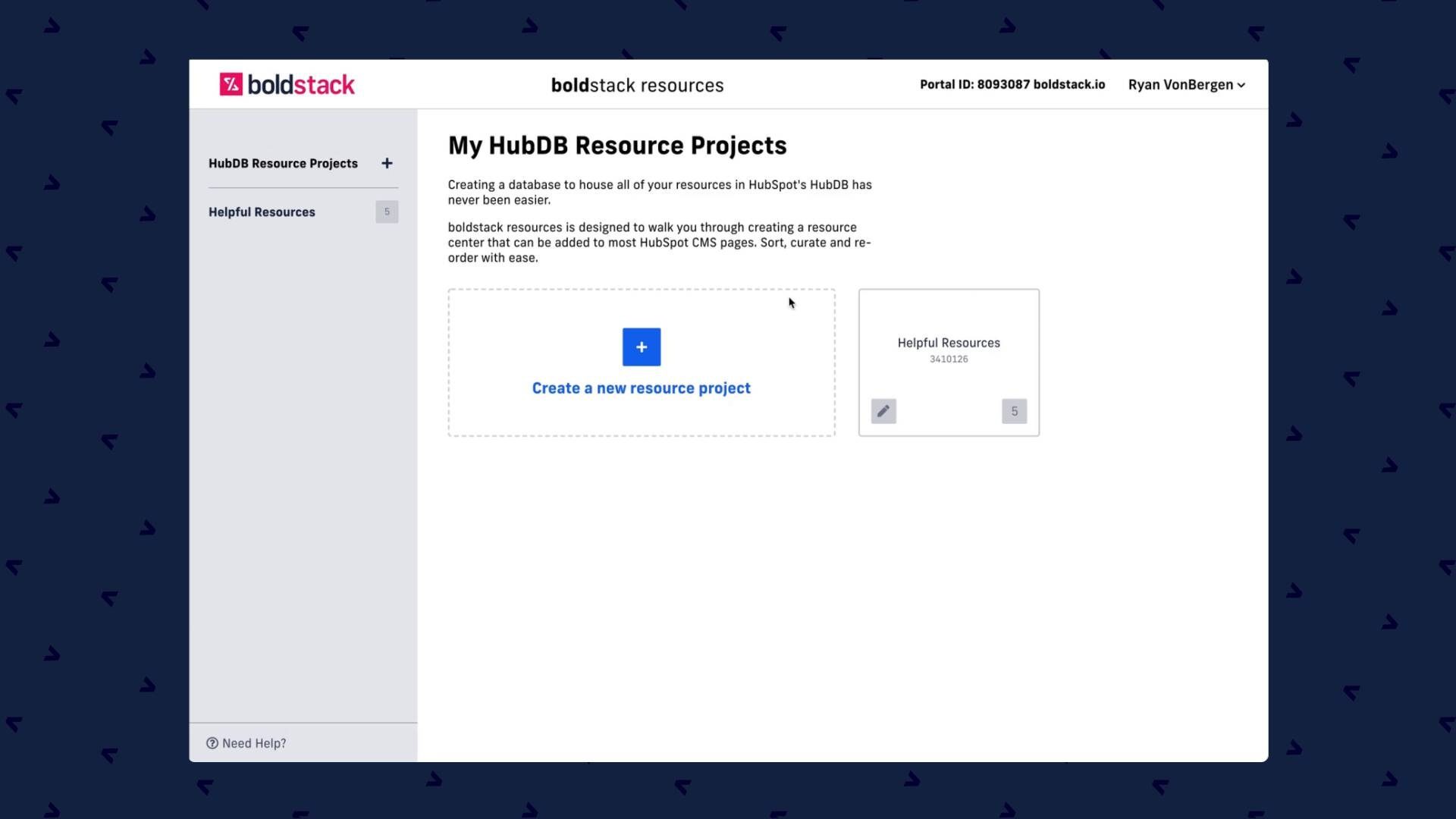 Create HubSpot Resource Pages - HubDB Resources App | BoldStack