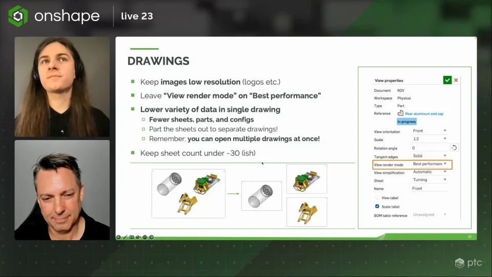 Onshape Live '23: Tips & Tricks to Drive Onshape Performance