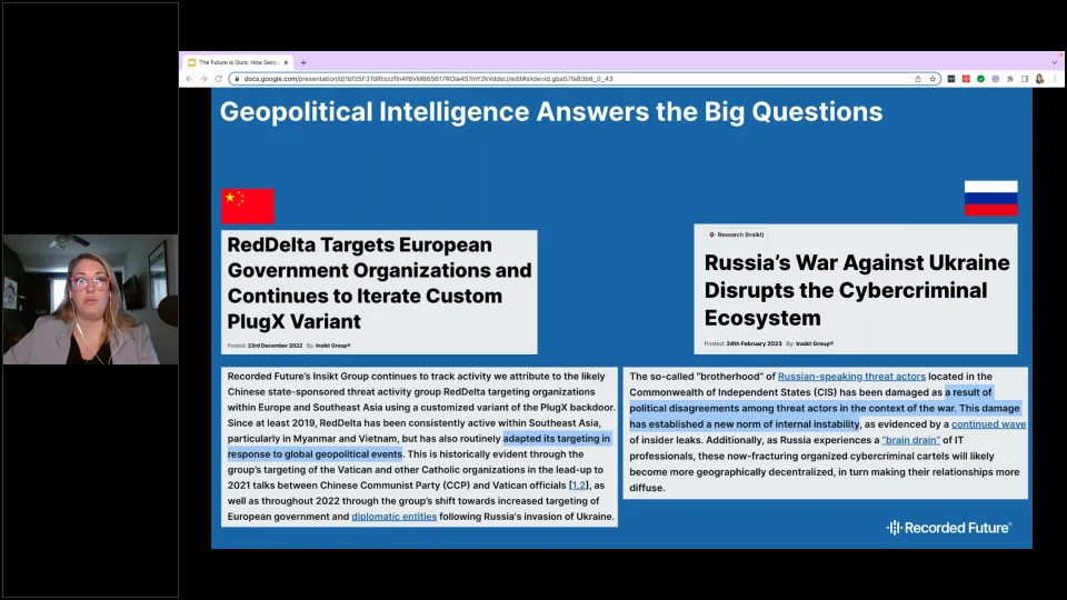 Webinar: How Geopolitical Intelligence of Today Will Shape Security Tomorrow
