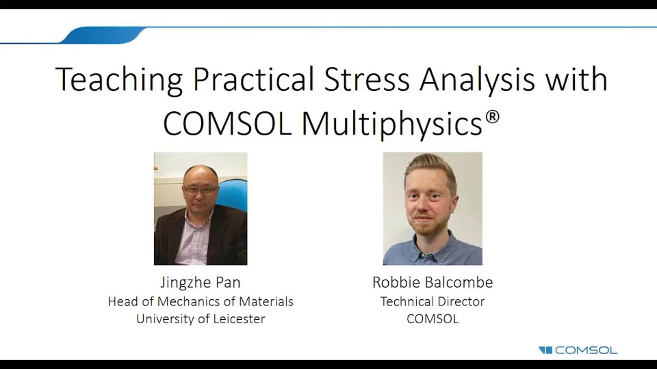 Using COMSOL Multiphysics® to Teach Stress Analysis