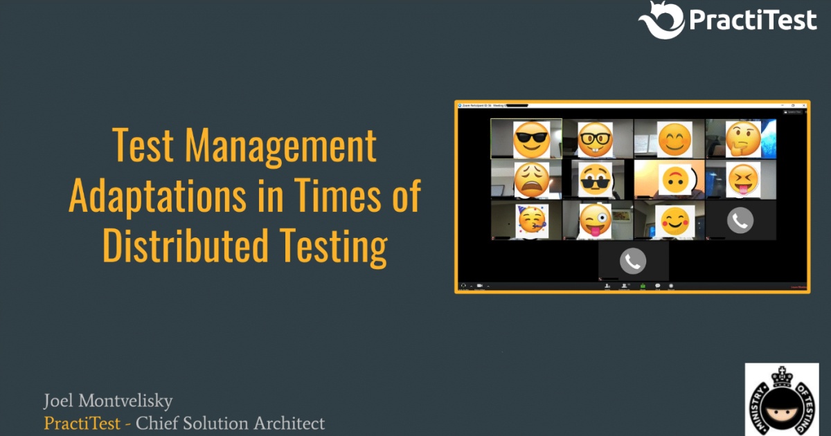 Test Management Adaptations in Times of | Ministry of Testing