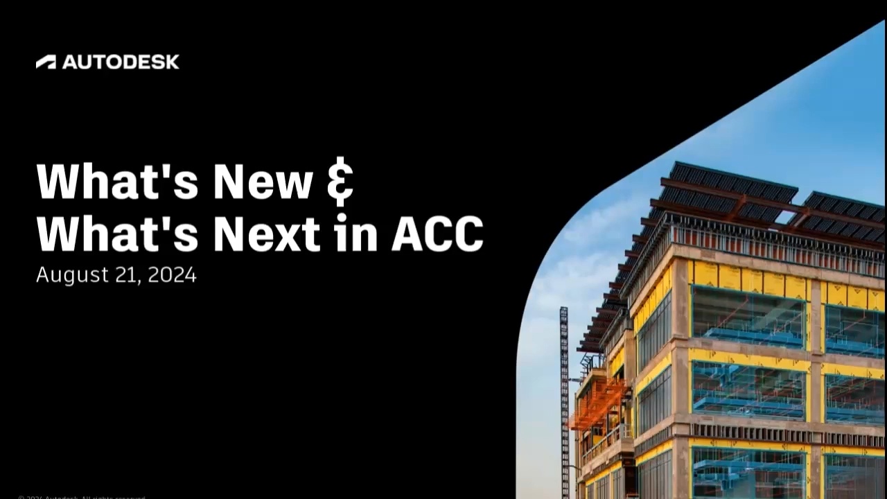 ACC What's New and What's Next - August 2024