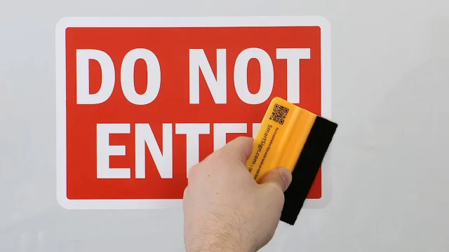 Glass Door Signs & Labels