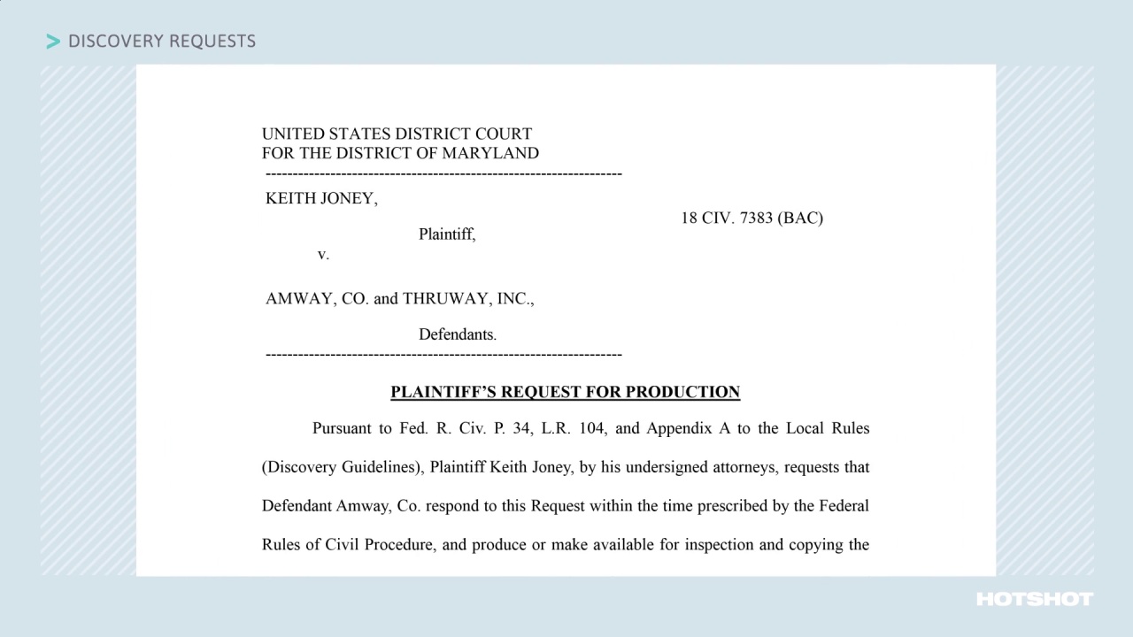 Discovery Requests - Civil Litigation Basics