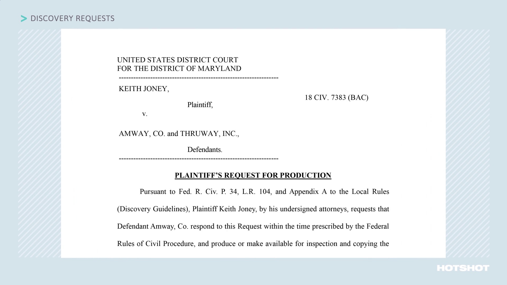 Discovery Requests - Civil Litigation Basics