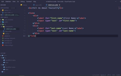 Faster Web Apps With the Svelte Framework - Creating Components and Binding Data