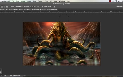 How to Create Monster Art in Adobe Photoshop - Adding Finishing Touches ...