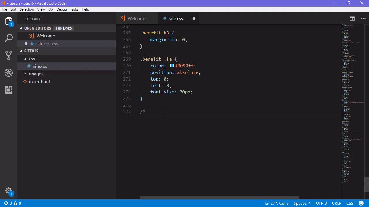Building a Landing Page That Converts - Styling the Facts Section