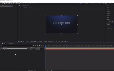 Create a Cinematic Text Animation in Adobe After Effects - Adding ...