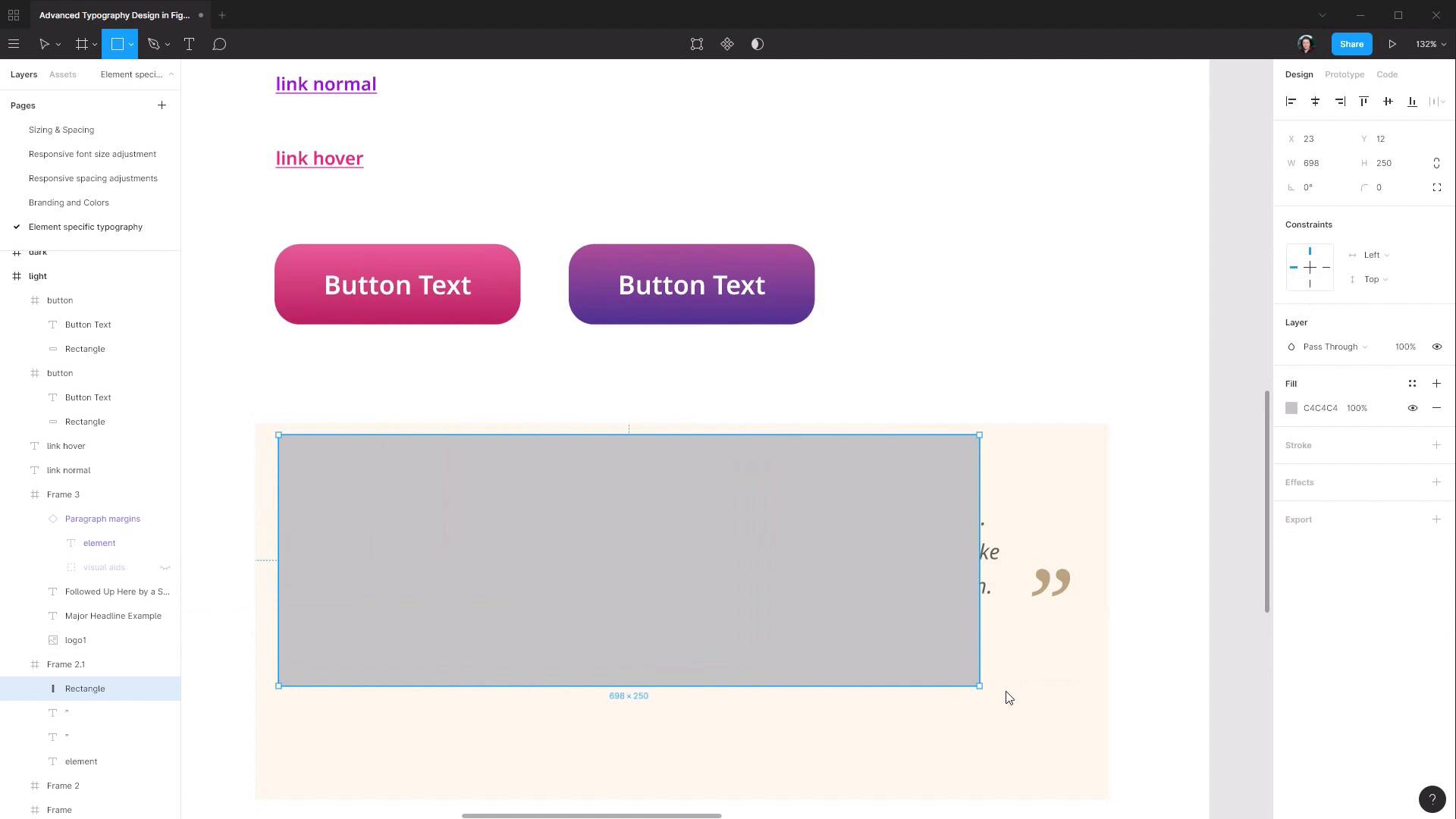 Advanced Typography Design in Figma - Blockquotes