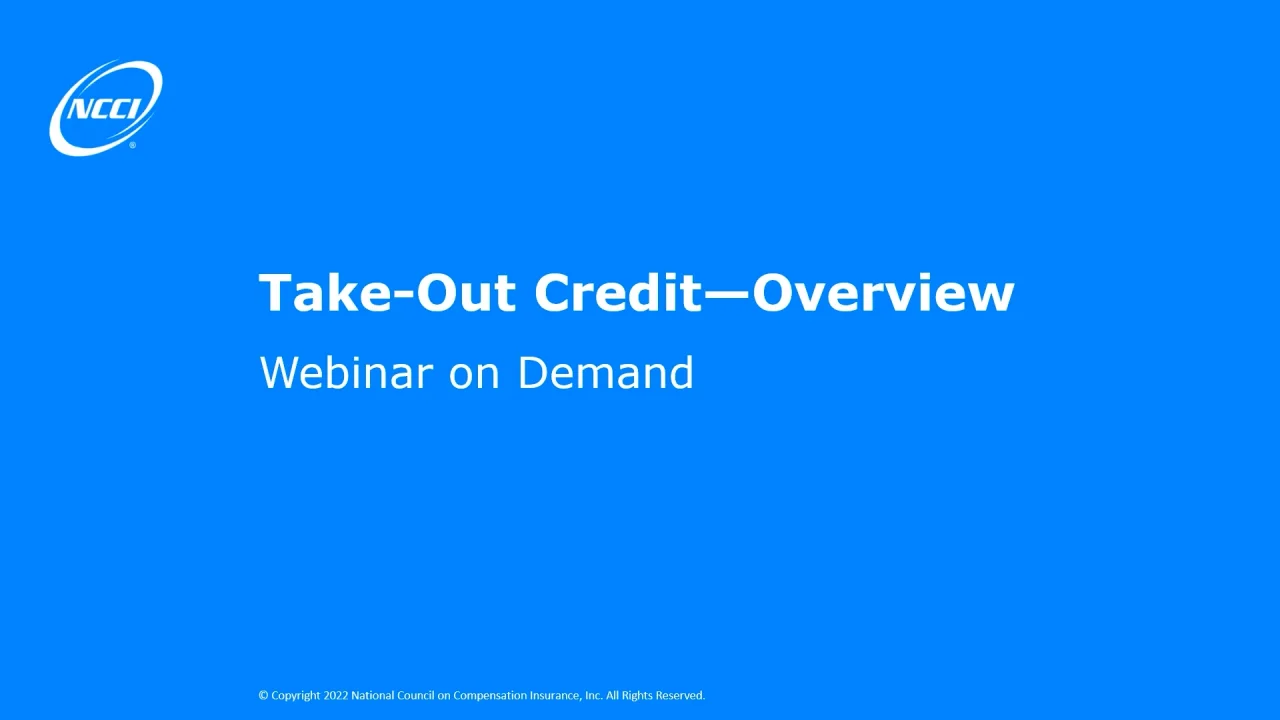 Take-Out Credit—Overview