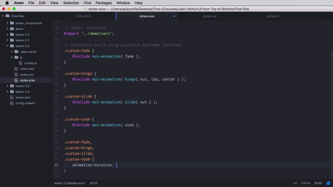 Learn Motion UI From Top to Bottom - Animations