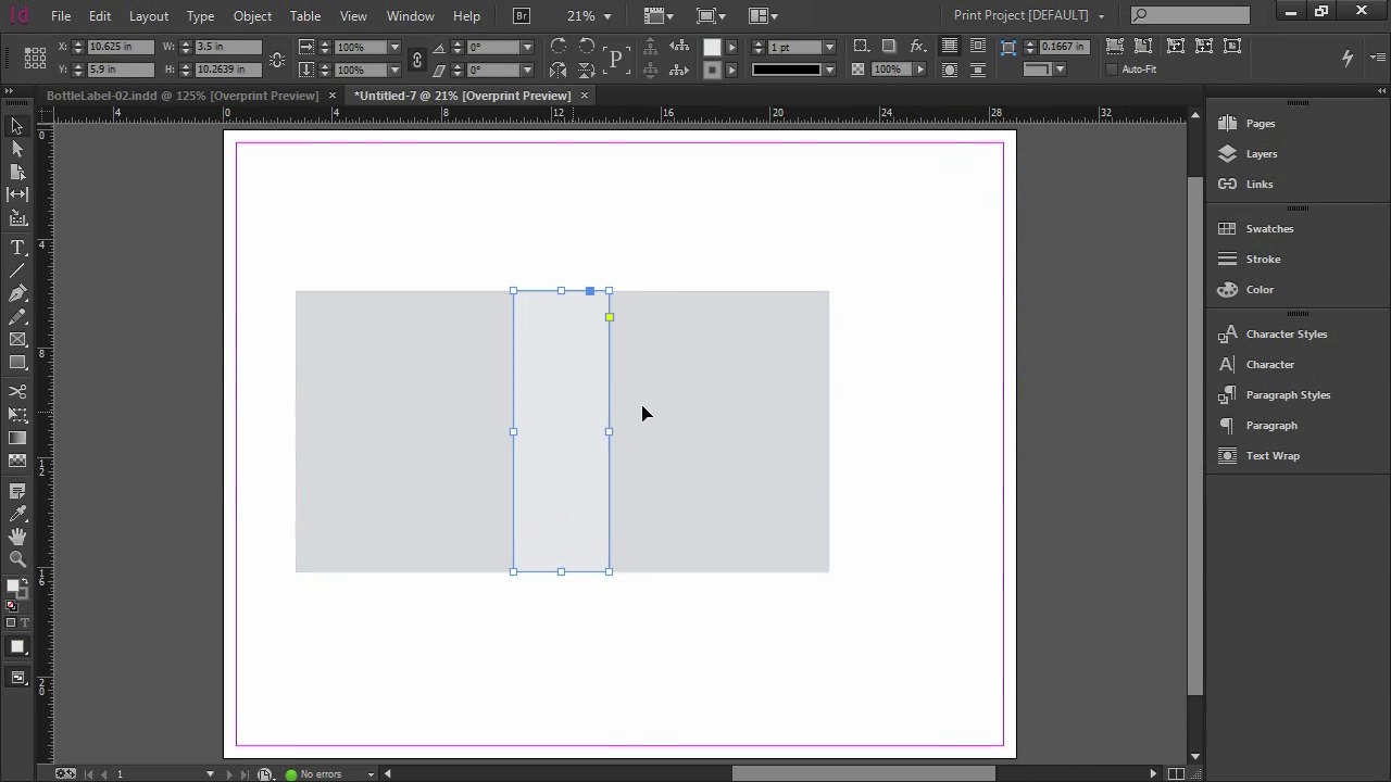 Introduction to Package Design - Create the Bag Template