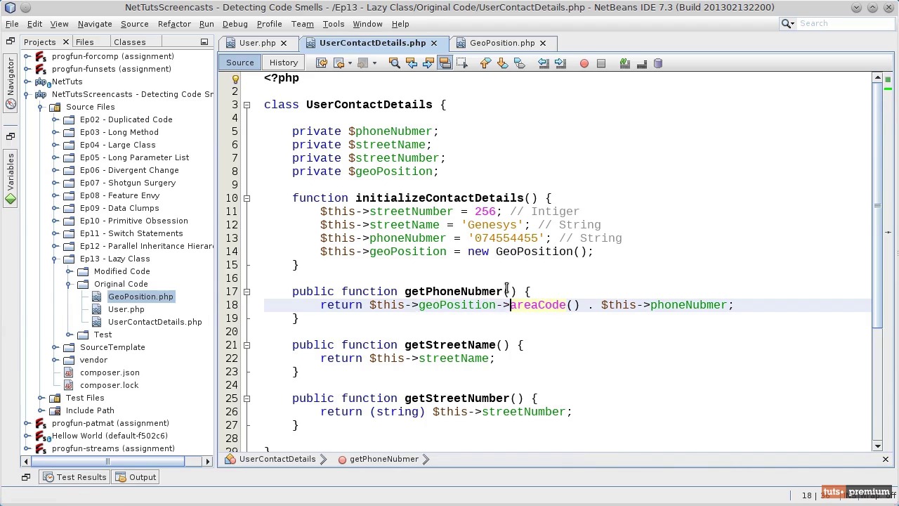 Detecting Code Smells - Lazy Class