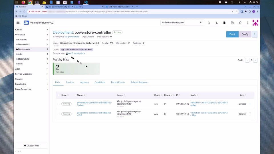 Deploying Dell Powerstore Csi Drivers Onto Rke2 Using Rancher Prime Videos Dell Technologies