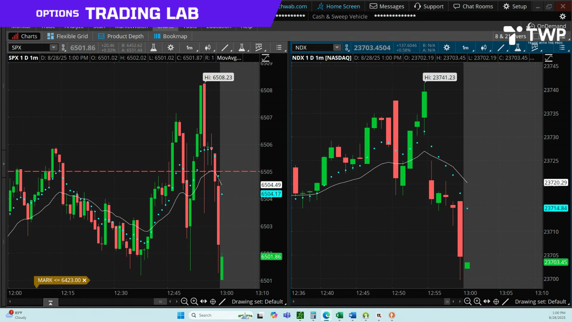 Advanced Options Trading Lab – August Recordings – TWP Student Portal