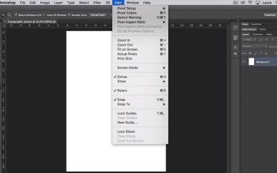 Typography Poster Design in Adobe Photoshop - How to Create a Ready-to ...