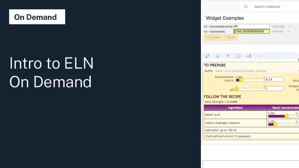 Intro to ELN On Demand - LabArchives