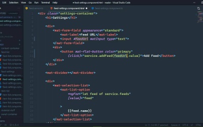 Modern Web Apps With Angular - Finishing the Settings