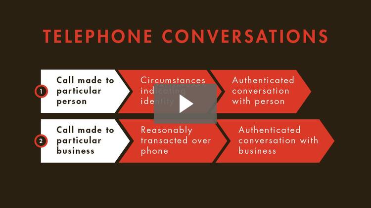 Evidence Videos Authentication Quimbee