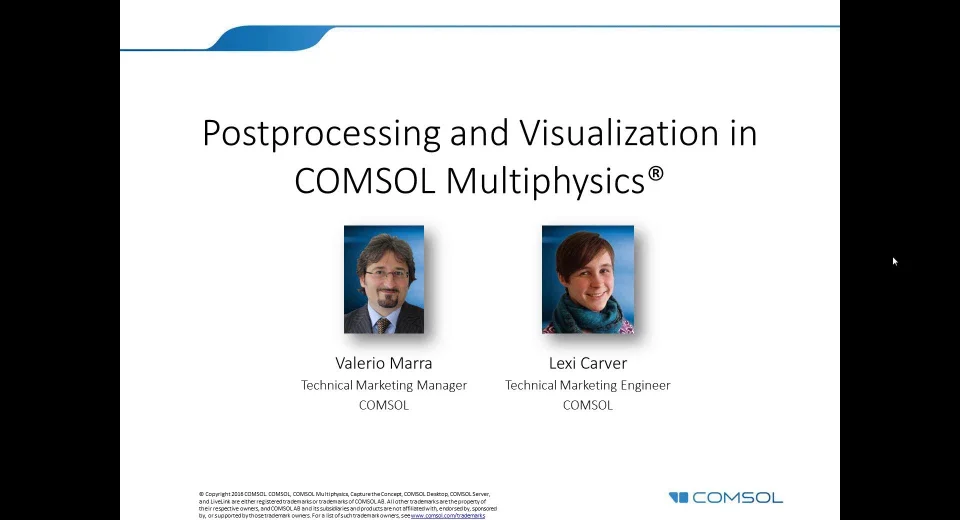 Postprocessing and Visualizing COMSOL Simulation Results