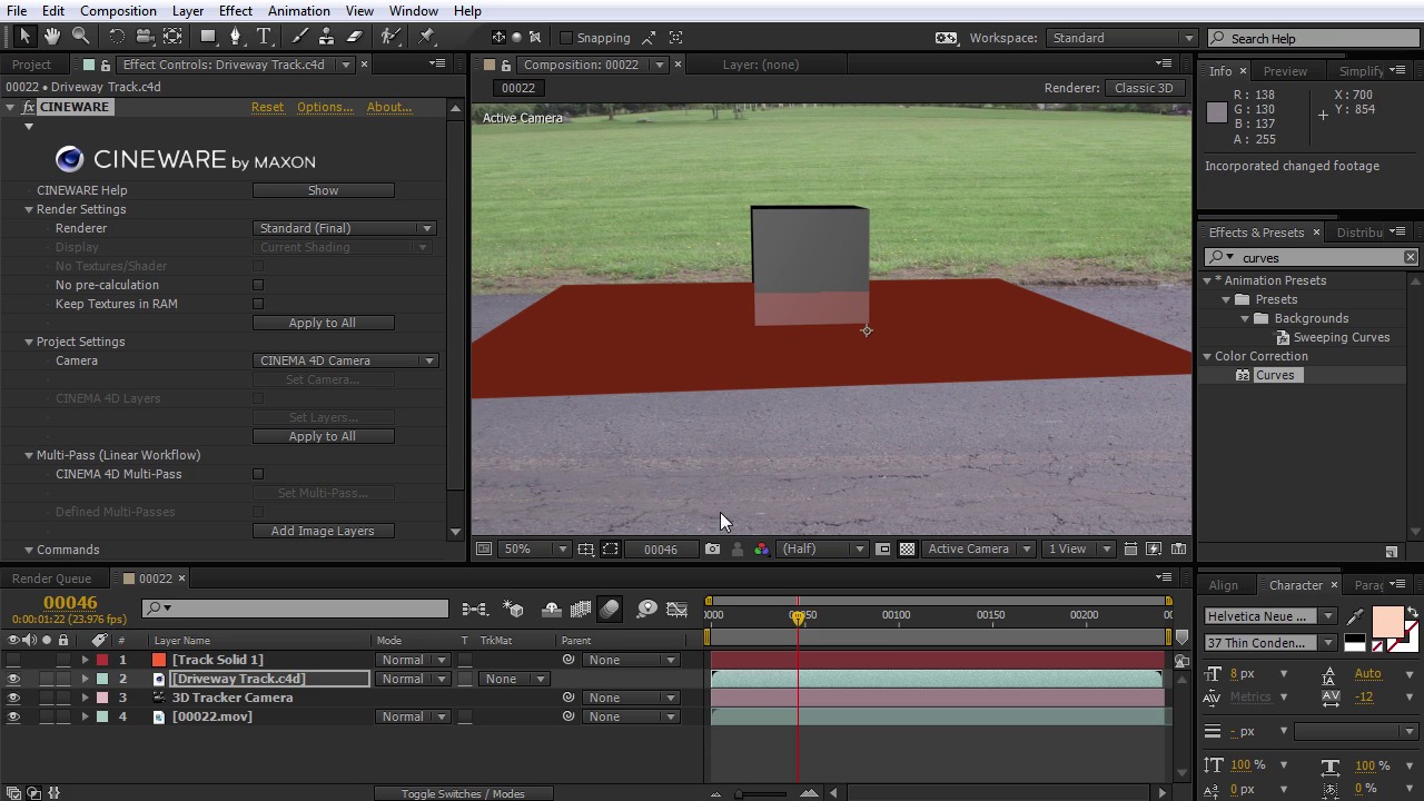 Introduction to Motion Tracking - Tracking, Intro to C4D, and ...
