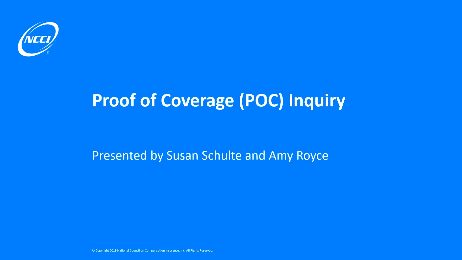 Proof of Coverage (POC) Inquiry