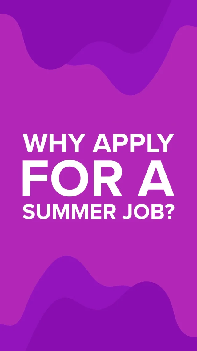Summer jobs | My World of Work