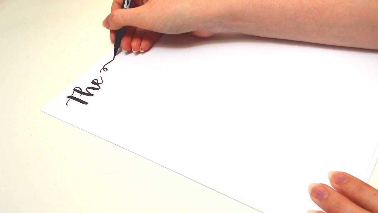 Hand Lettering for Beginners - Sketching and Refinement