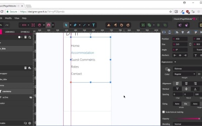 Build a Classic Five-Page Website - Master Layout: Thin Width