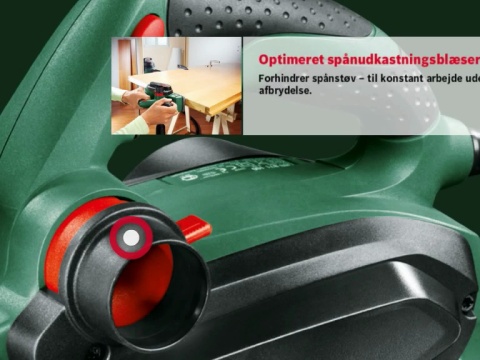 Bosch Home and Garden PHO 3100 El-høvl Kuffert Høvlbredde: 82 mm 750 W ...